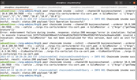 chaincode invocation with majority endorsement peers download