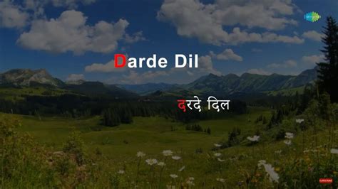 Dard E Dil Dard E Jigar Karaoke Song With Lyrics Karz Mohammed