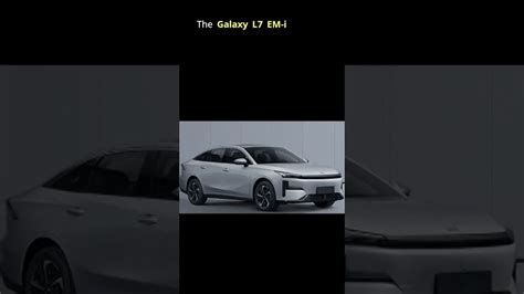 Geely Galaxy L6 And L7 Plug In Hybrids New 15l Engine Geely