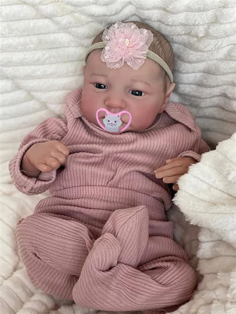Amazon Es MineeQu 19 Pulgadas Premie Baby Size Awake Realista Reborn