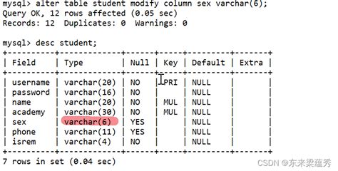 mysql修改属性的类型 性别只能输入男女 mysql设置性别字段只能输入男或女 csdn博客