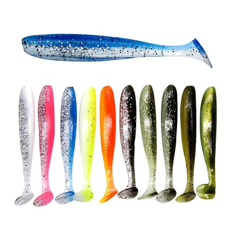 Bag Fishing Lures T Tail Soft Lures Silicone Bait 63cm 16g Carp Bass