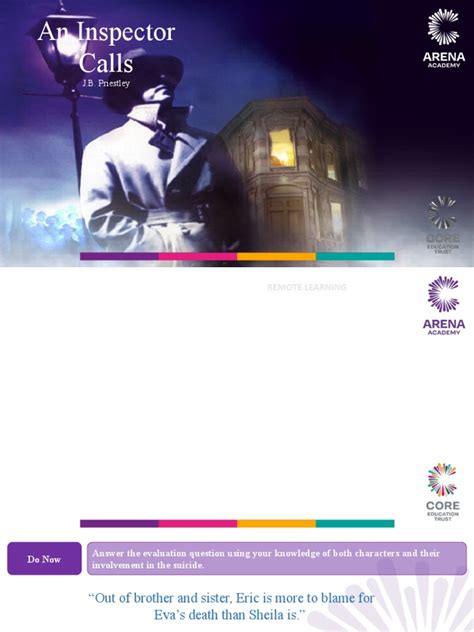 Lesson 11 Sheila Eric Birling Pdf Question Social Media