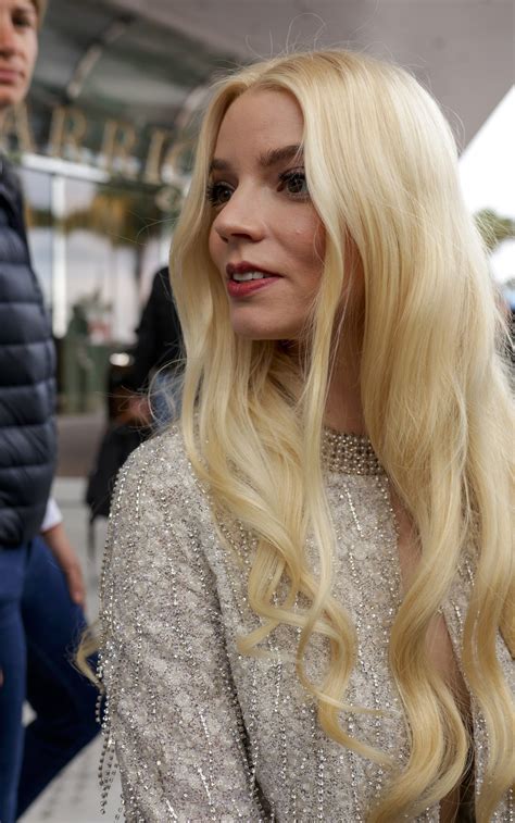 Anya Taylor Joy Braless Beauty Cannes Hot Celebs Home
