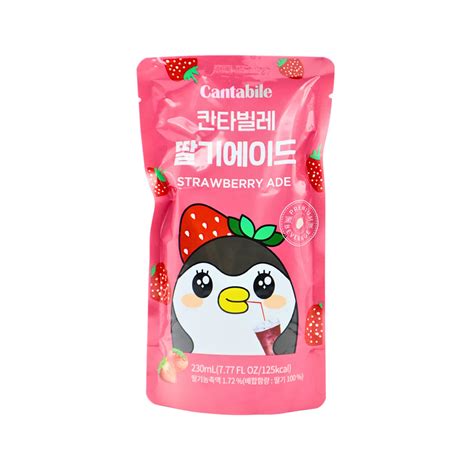 Strawberry Ade 230ml Cantabile