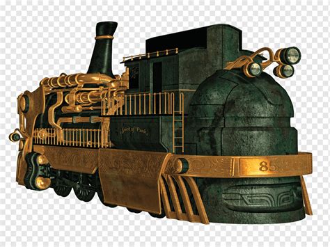 기차 자동차 Steampunk 증기 기관차 기차 사진술 차 수송 Png Pngwing