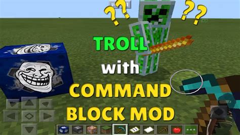 Troll Players With Command Block Mod Minecraft Youtube