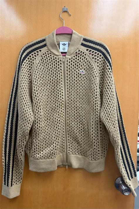 Adidas X Edison Chen Crochet Track Top 女裝 外套及戶外衣服 Carousell