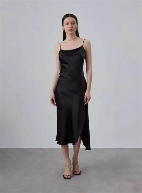Cowl Neck Silk Dresses A Timeless Fashion Staple