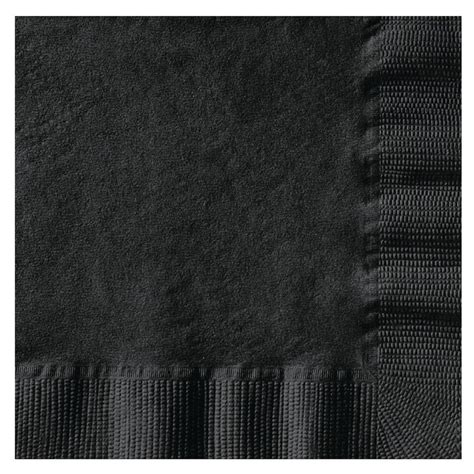 Hoffmaster Beverage Napkins 1 Ply 10 X 10 Black 1000 Carton Mfr 020212
