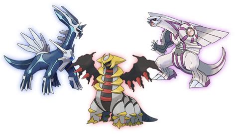 Shiny Legendary Pokemon Dialga Palkia And Giratina Will Soon Be
