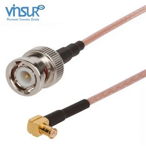 Bnc Straight Male To Mcx Right Angle Male Rg 316 Cable Assembly At Rs
