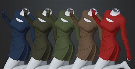 Dforce Su Asymmetrical Outfit For Genesis 9 81 And 8 Female Daz 3d