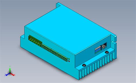 闭环步进电机与驱动器CL系列3D图纸 IGES 模型图纸下载 懒石网