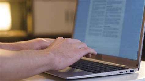 Close Up Hands Of Man Working On Laptop 43824109 Stock Video At Vecteezy
