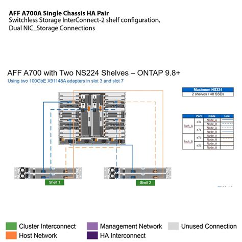 Netapp All Flash Fas Aff A700 Single Chassis Ha Pair Filer Head Aff