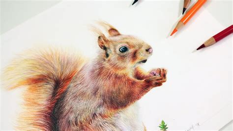 How To Draw A Realistic Squirrel