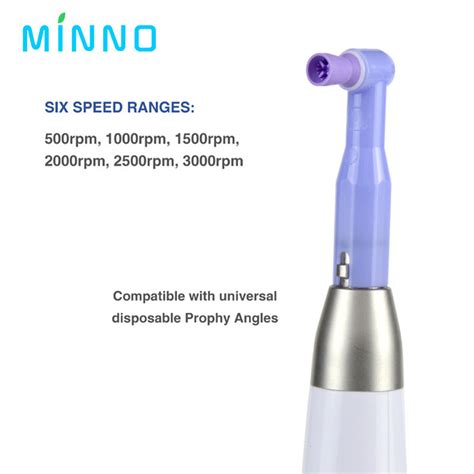 Dental Cordless Polishing Wireless Electric Motor With Prophy Angles