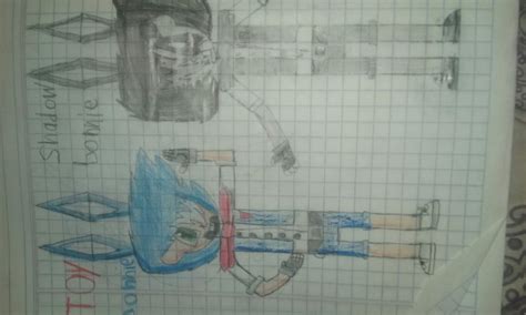 Aqui Esta El Dibujo De Toy Bonnie Y Shadow Bonnie Fnaf Amino