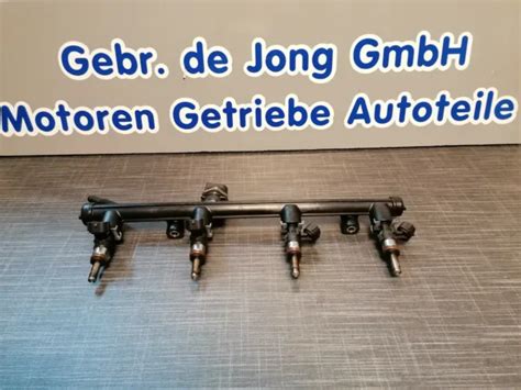 ORIGINAL INJECTION STRIP injection valves Audi 2.0TFSI CJE 06K133681A ...