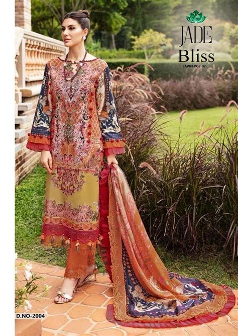 Bliss Vol 2 By Jade 201 To 208 Series Pure Cotton Print Pakistani Dresses