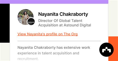 Nayanita Chakraborty Director Of Global Talent Acquisition At Astound