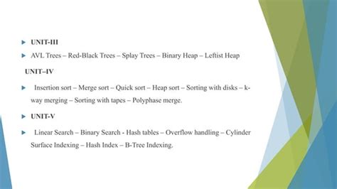 Data Structures Unit I Introduction Data Types PPT