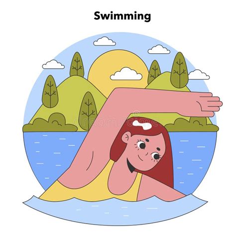 Swimmer Glides Stock Illustrations 18 Swimmer Glides Stock