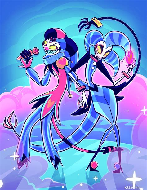 Just A Couple Of Jesters Fizz And My Oc Oc Rhelluvaboss