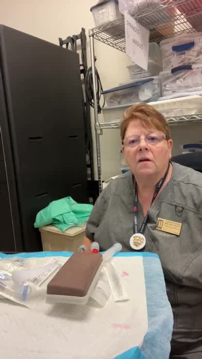 Starting An Iv Example Skills Lab With Mrs Suzette