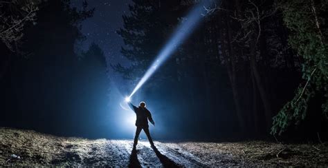 Emergency Torch Navigating Through Darkness With Light