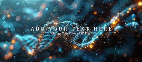 Biotechnology Abstract Background Premium Ai Generated Psd