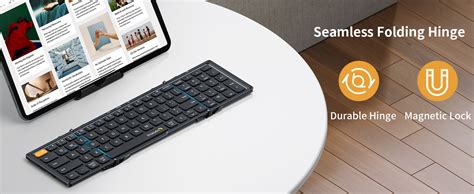 Protoarc Foldable Keyboard And Mouse Small Folding Bluetooth Keyboard Mouse Combo