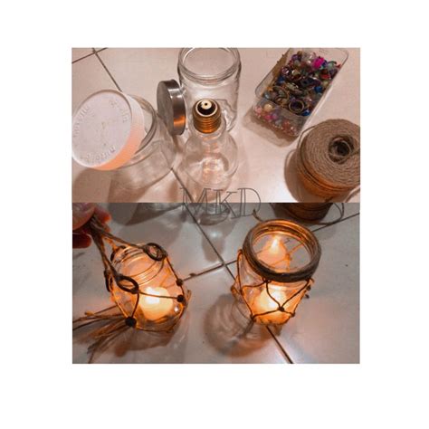 Diy Jute String Lantern