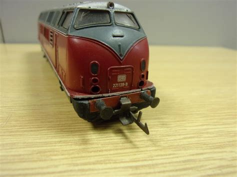 Modelové Kolejiště Tt Dieselová Lokomotiva V 221 139 Db Aukro