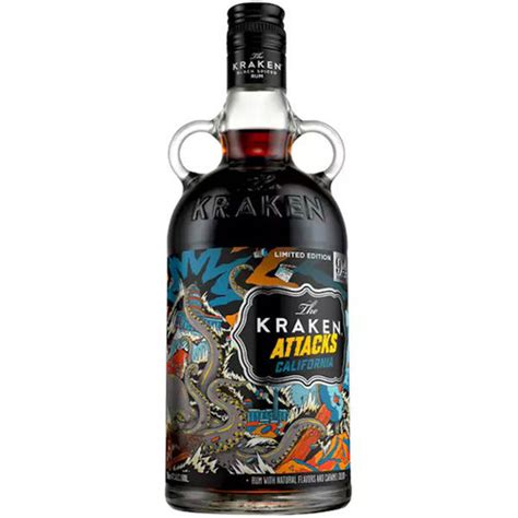 The Kraken Attacks California Caribbean Rum 750ml Napacabs Fine Wine