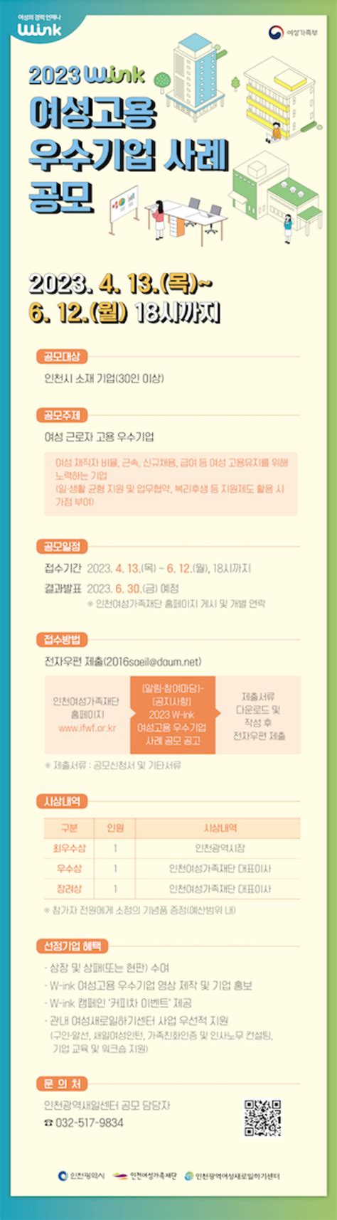 2023 Wink 여성고용 우수기업 사례 공모 공모전 대외활동 링커리어