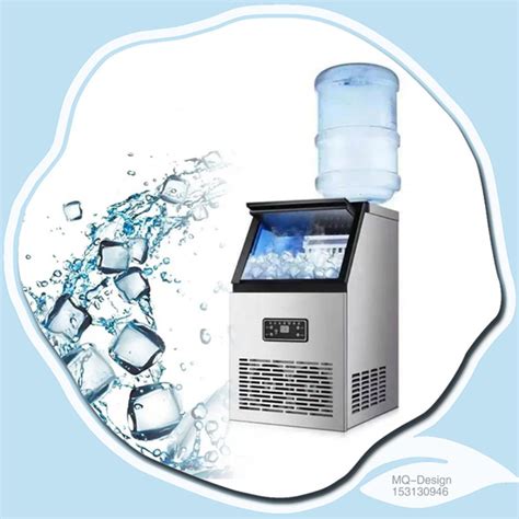 Бытовой коммерческий льдогенератор позволяет приготовить 40 прозрачных кубиков льда за 15 минут