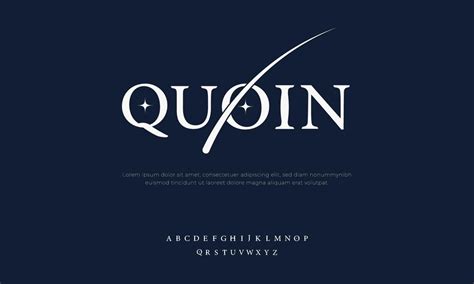 Fontface Quoin Vetor Premium