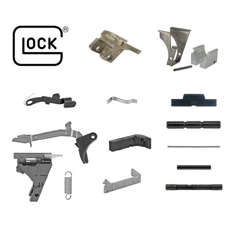 Glock 17 Oem Lower Parts Kit W Locking Block And Rails Granger Tactical