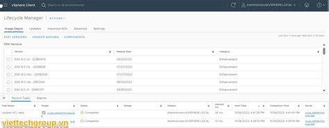 CÁCH CẬP NHẬT UPDATE HOST ESXI TỪ LIFECYCLE MANAGER VCENTER IT Services Phương Nguyễn IT