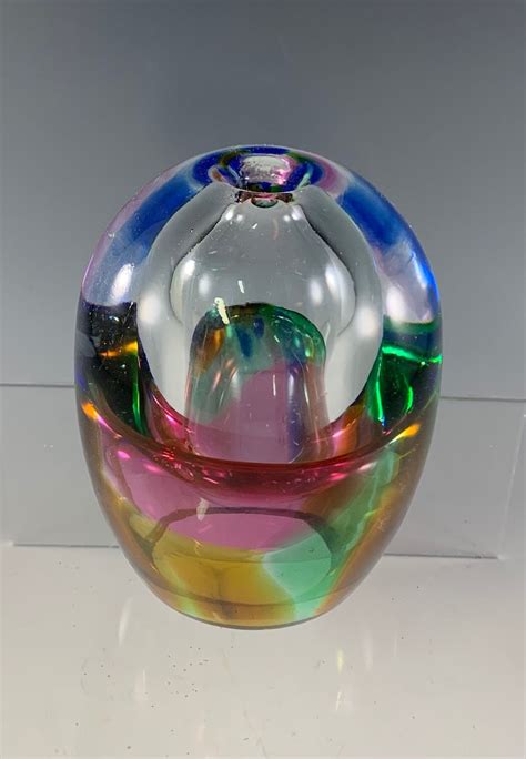 Krosno Art Glass Oil Lamp Made In Poland Etsy