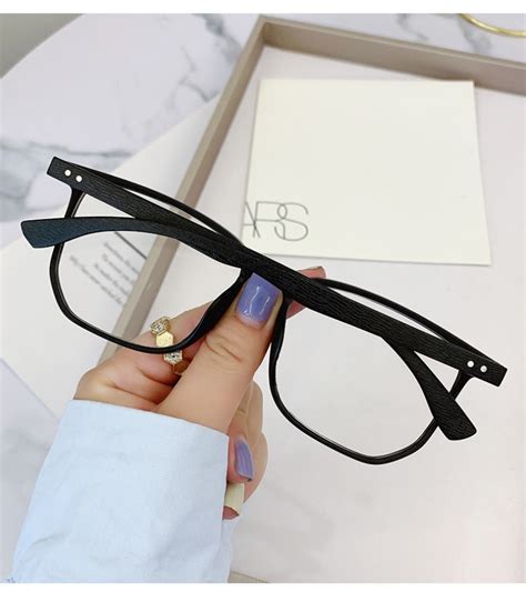0~ 600 Photochromic Myopia Glasses Wood Grained Myopia Finished
