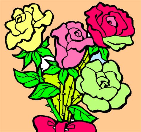 Dibujo De Ramo De Rosas Pintado Por Uyhuhiu En El Día 24 11