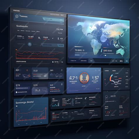 Premium Ai Image Web Dashboard Logistics Shipment Tracking Dashboard