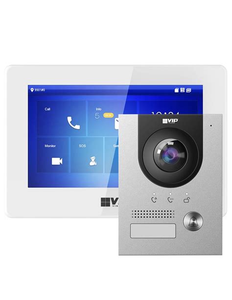 Vip Vision Complete Premium Video Ip Intercom Kit Flush Mounted 2x Door