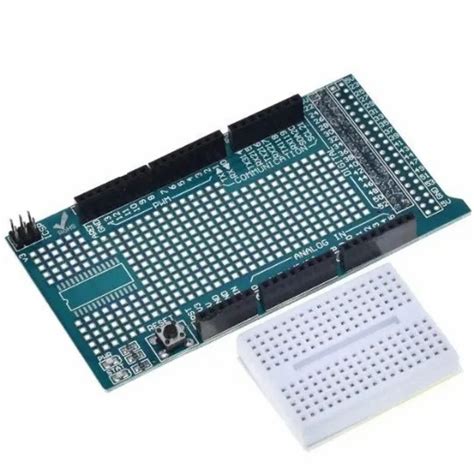 Prototype Shield V30 For Arduino Mega With Mini Breadboard At ₹ 95