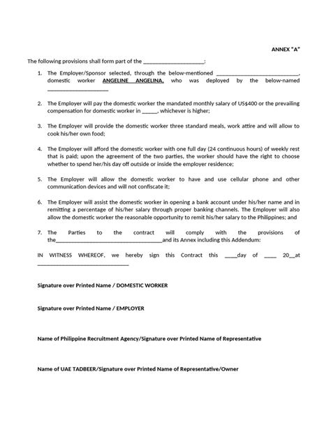 Addendum Sample Pdf