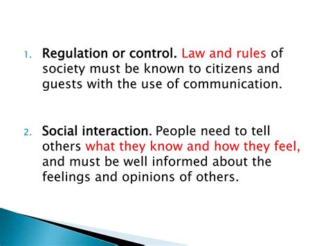 Functions Of Communication Pptx