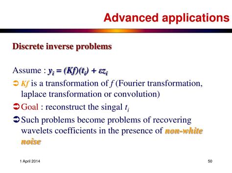 Ppt Denoising Using Wavelets Powerpoint Presentation Free Download